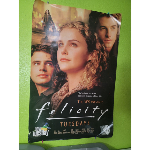 Art | Rare Felicity Tv Show Poster 199s The Wb 1998 Russell Abrams ...